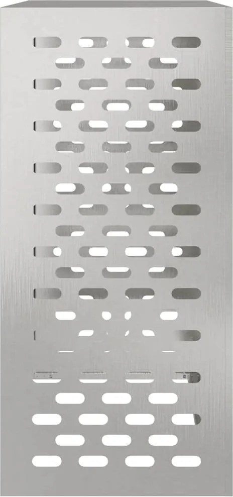 vidaXL Ochrana klimatizace Stříbrná 110 x 50 x 105 cm