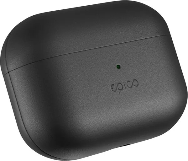 iWant Airpods Pro 3 kožené pouzdro černé Černá