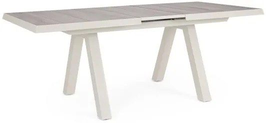 BIZZOTTO Rozkládací zahradní stůl KRION 163-203x93 cm světlý
