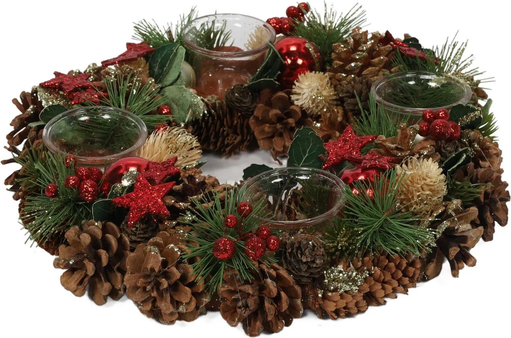 Adventní věnec, svícen na 4 svíčky, Ø 34 cm