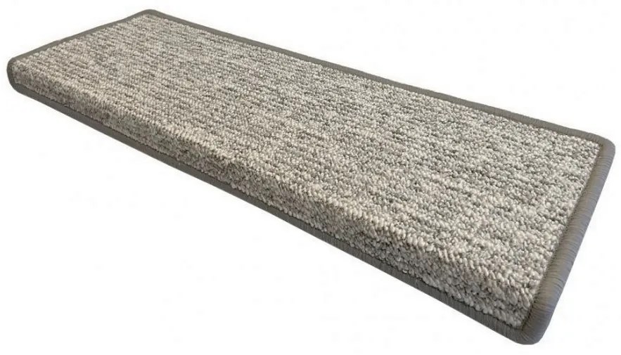 Vopi Nášlapy na schody Alassio šedé obdélník, samolepící - 24x65 obdélník (rozměr včetně ohybu)