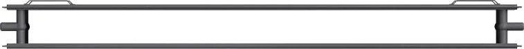 Mexen CHF20 Hygiene Flat deskový radiátor 300 x 400 mm, boční připojení, 227 W, antracit - W420HF-030-040-66