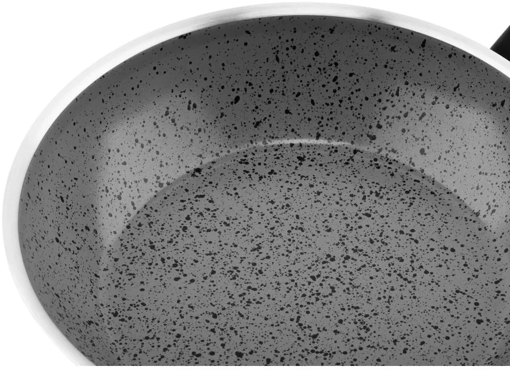 KOLIMAX - české nerezové nádobí KOLIMAX Pánev CERAMMAX PRO COMFORT, průměr 22 cm, objem 1.2 l, šedý GRANIT