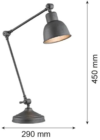 Argon 3195 - Stolní lampa EUFRAT 1xE27/15W/230V