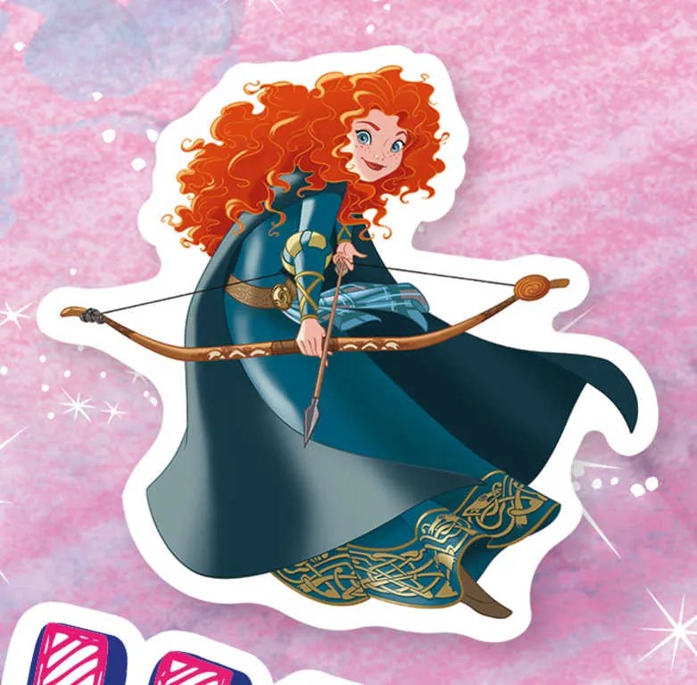 JIRI MODELS Omalovánky velké se samolepkami Disney Princezny 2