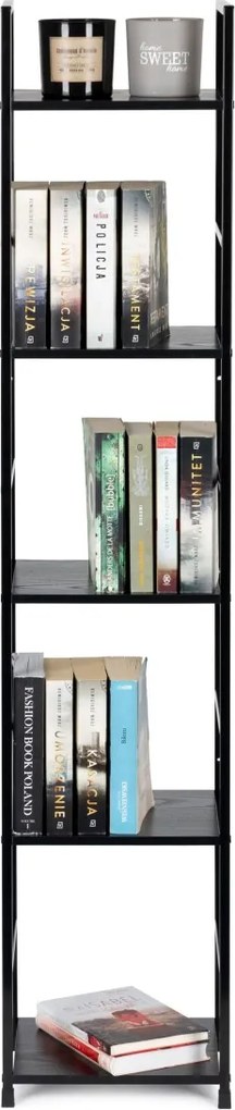 Regál LOFT 29 cm černý
