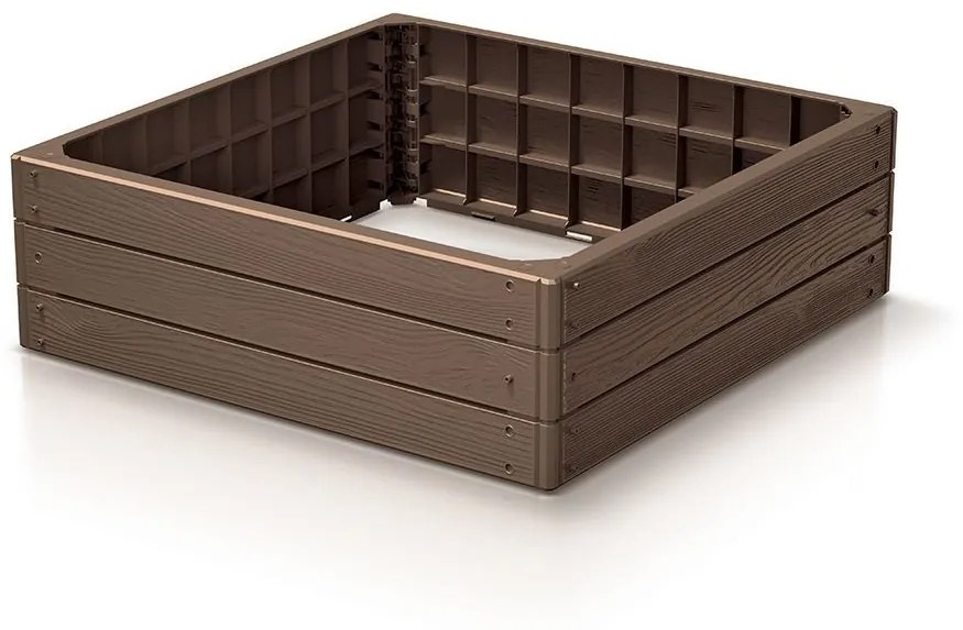 Vyvýšený záhon BASE WOODY 75,6 cm cihlově hnědý