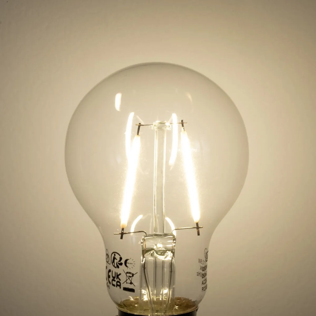 Sada 5 LED žárovek E27 A60 se senzorem soumraku 2,5W 250 lm 2700K