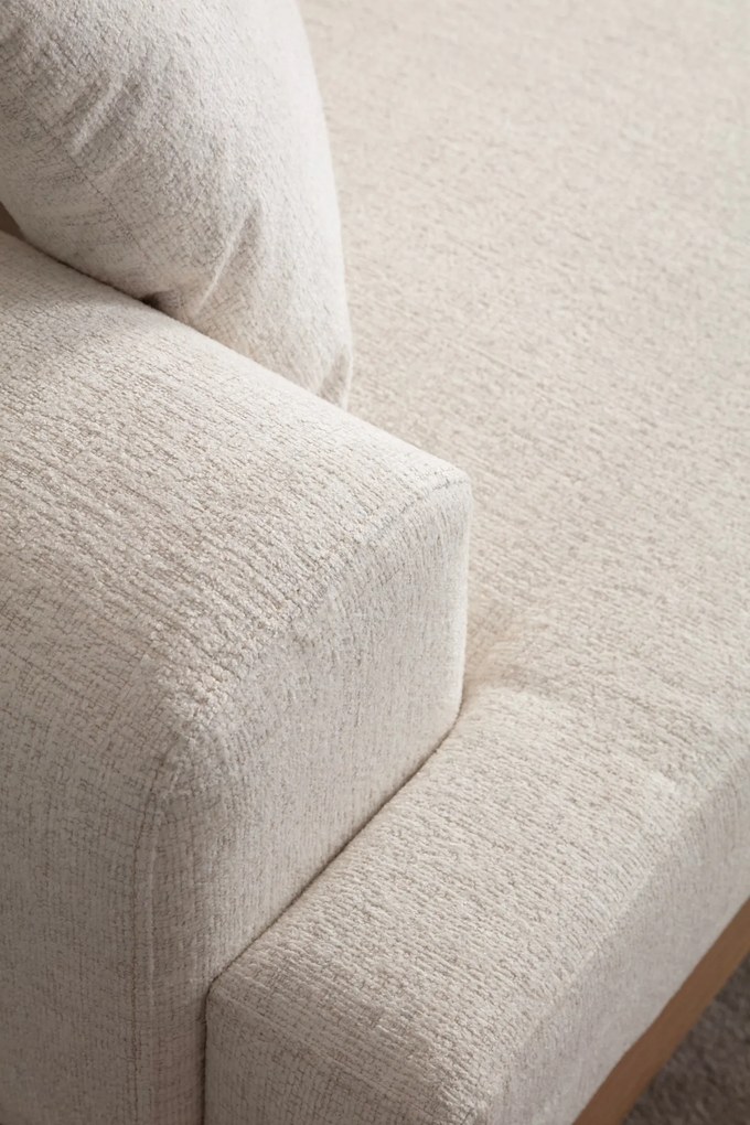 Hanah Home Třímístná pohovka ETI bílá 220 cm