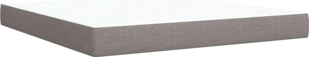 Box spring postel s matrací taupe 180x200 cm textil 3285155