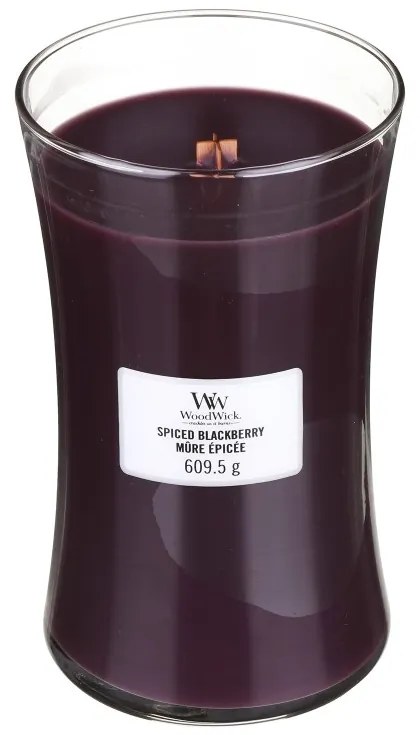 WoodWick Svíčka Spiced Blackberry váza velká, 609,5 g