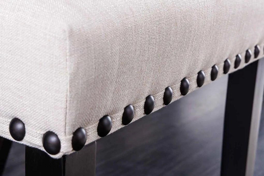 Designová židle Queen II béžová - skladem