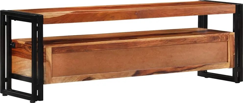 TV stolek 120 x 30 x 40 cm masivní akáciové dřevo 247451