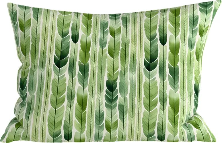 Sada povlečení z polybavlny GREEN TREES POLY zelené + povlak na polštář 50 x 70 cm ZDARMA