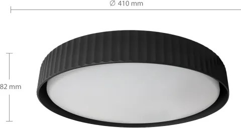 Brilagi - LED Stmívatelné stropní svítidlo LUCIA LED/48W/230V pr. 41 cm černá+DO