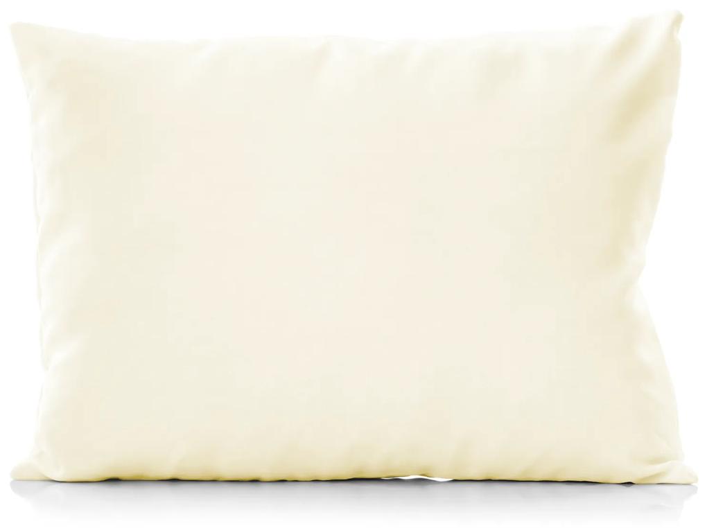Bavlněný povlak na polštář světle žlutý Rozměr: 45x60