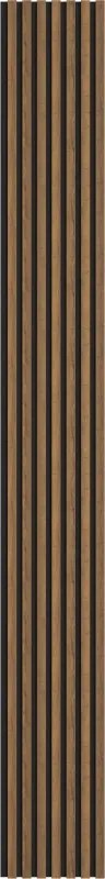 Mexen Lam-B nástěnné lamely 275 x 31,5 cm, deska HDF 4 mm, Mocca Dub - S100-275317-2812-074