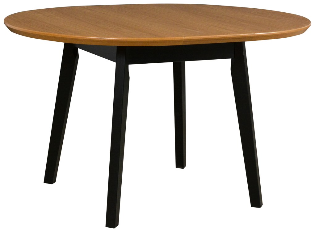 Jídelní stůl Otto 2 Zvolte barvu nožek: Bílá, Barva horní desky stolu (dýha): Buk přirodní