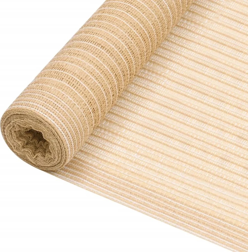 Stínící tkanina béžová 3,6 x 50 m HDPE 75 g/m² 149442