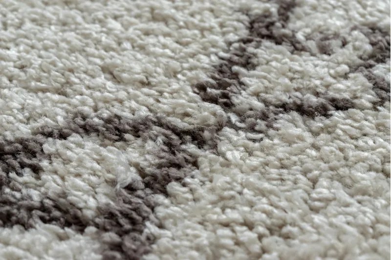 Dywany Łuszczów, Kusový koberec Berber Fez G0535 cream and brown, 80x150, béžová, ložnice