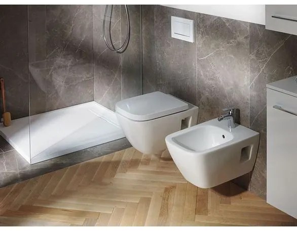 Geberit Selnova Square WC závěsné Rimfree se sedátkem SoftClose, bílá