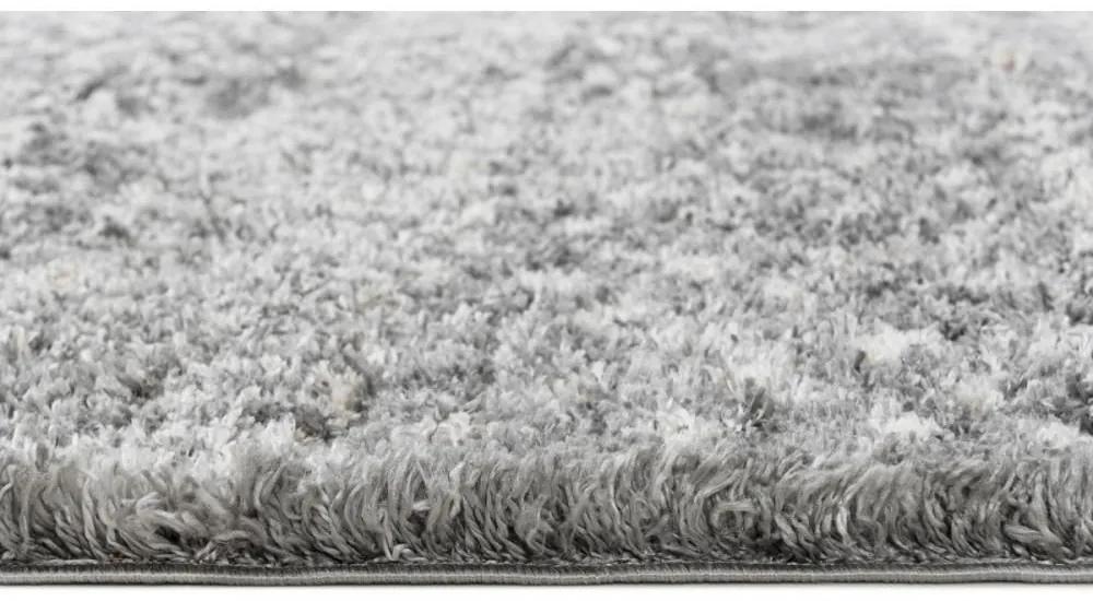 Kusový koberec shaggy Alsea tmavě šedý 2 200x300cm