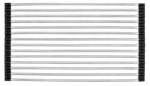Mexen příslušenství, svíjecí odkapávač pro kuchyňský dřez, černá, 660949-70