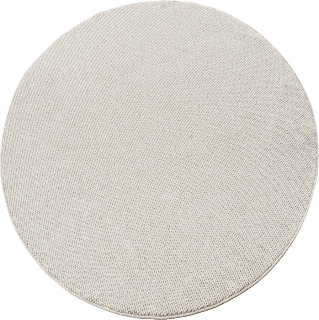 Ayyildiz, Kusový koberec Helix 2200 cream kruh, 80x80, béžová, chodba / předsíň