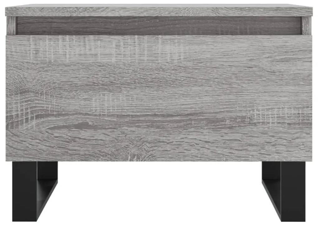 Konferenční stolky 2 ks šedé sonoma 50x46x35cm kompozitní dřevo - Default Title