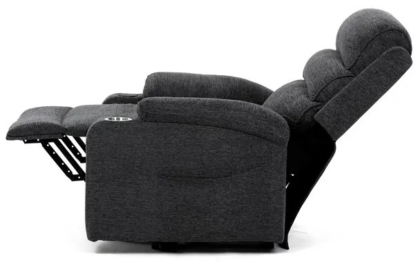 Autronic Polohovací křeslo s elektrickým ovládáním TV-S8348 Barva potahu: Hnědobéžová