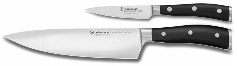 Wüsthof Wüsthof - Sada kuchyňských nožů CLASSIC IKON 2 ks černá GG299