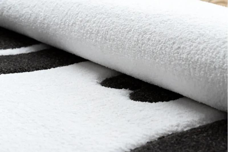 Dywany Łuszczów Dětský kusový koberec Petit Panda white kruh - 140x140 (průměr) kruh cm