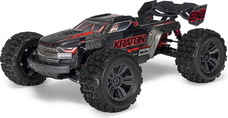 Arrma kraton 6s blx v6 1:8 4wd extreme bash rtr černé