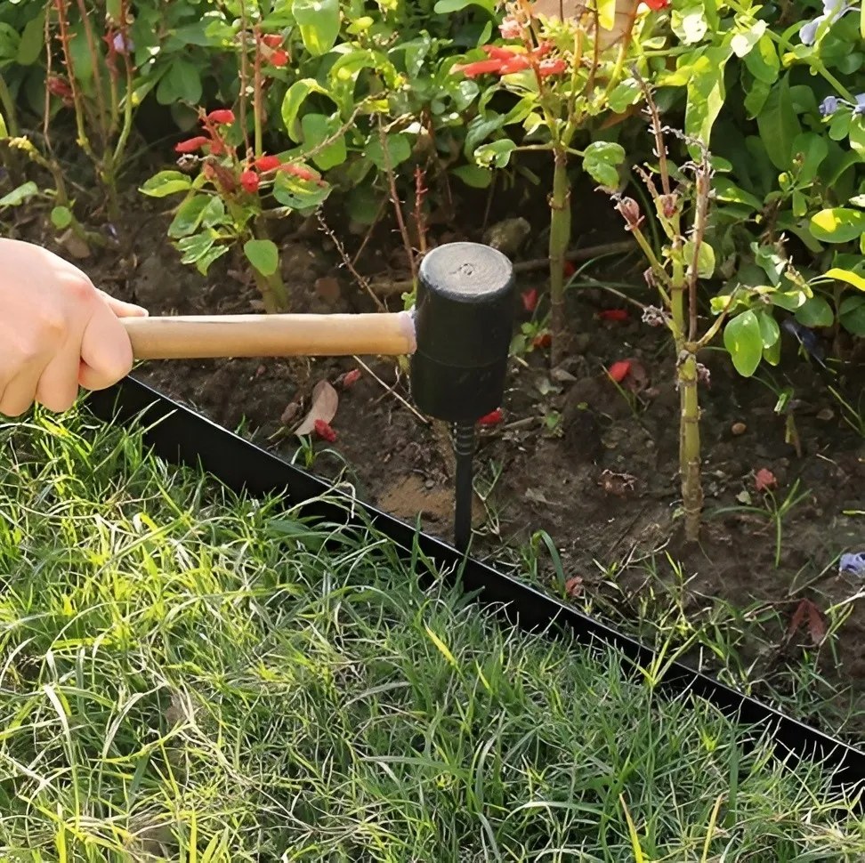 TRENDIE Zahradní obrubník plastový 5cm x 10m