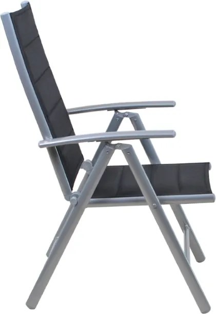 Zahradní sestava Ibiza Pollywood 150 cm Silver / Black 6+1
