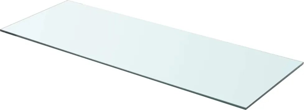 Policové desky 2 ks sklo čiré 80 x 30 cm 3051576