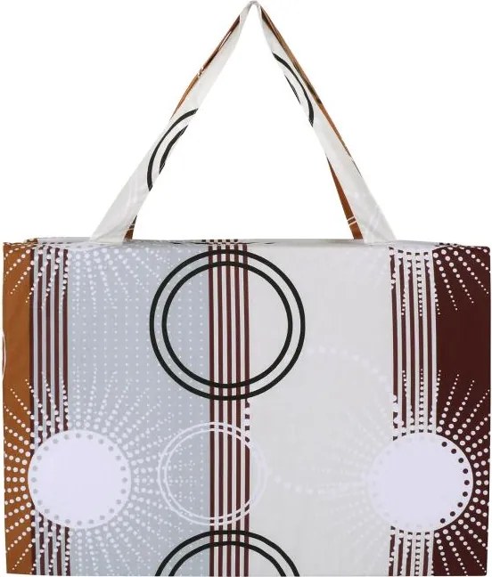 Bellatex Polstr na plážové lehátko - potah na zip Hnědá 55x195 cm