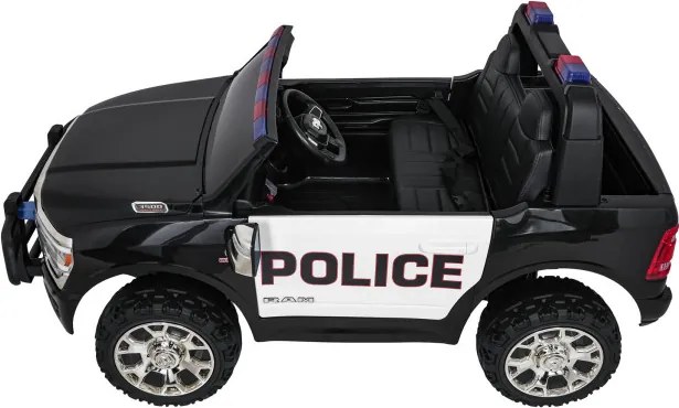 Elektrické autíčko RAM 3500 policejní černé