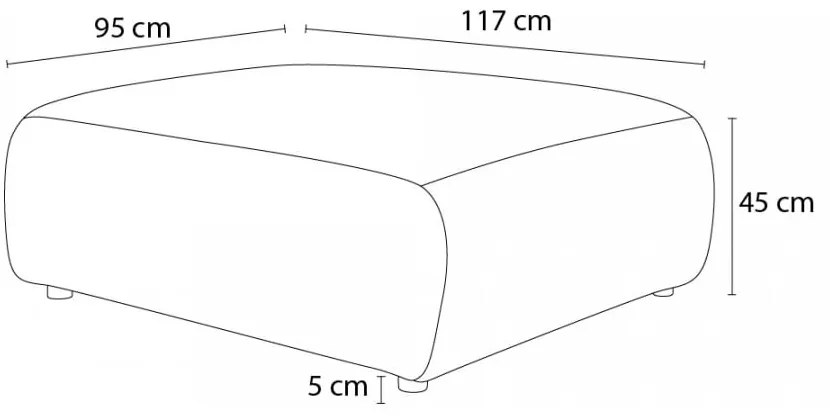 Béžová podnožka Jeanne – Bobochic Paris