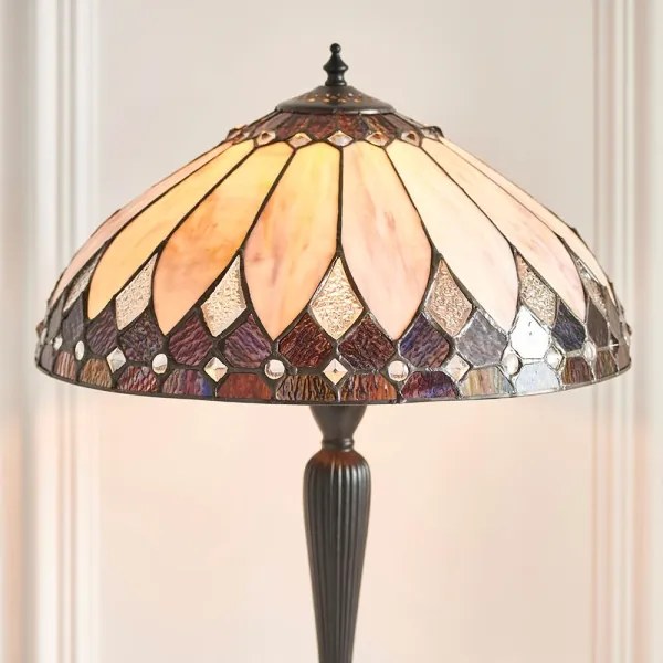 Endon 63982 - Stolní lampa Tiffany BROOKLYN 1xE27/60W/230V pr. 40 cm