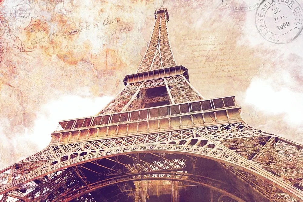 Samolepící tapeta Eiffelova věž v Paříži - 225x150 cm