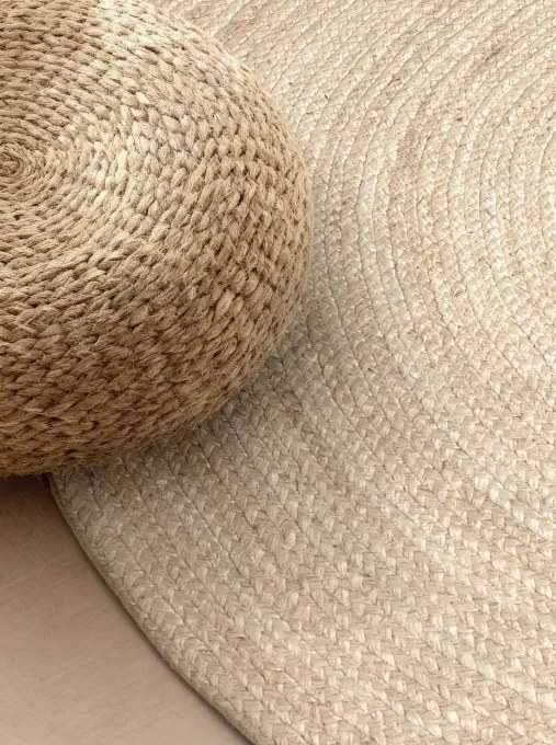 Koberec Hanse Home Jute Braided Rangpur naturální / sloní kost ovál