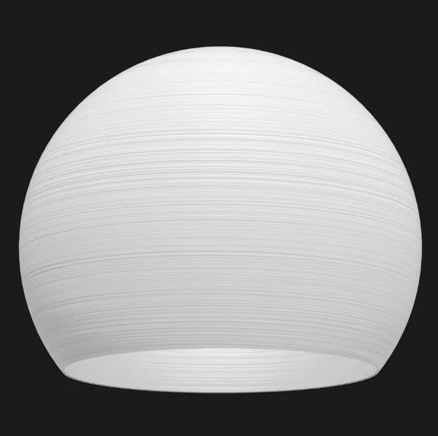 Doxis Globe 500 Textured, závěsné designové led svítidlo Barva: Bílá/zlatá matná, Chromatičnost: 2700K Push dim