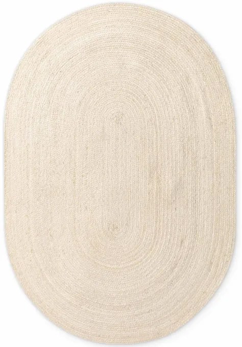 Koberec Hanse Home Jute Braided Rangpur naturální / sloní kost ovál