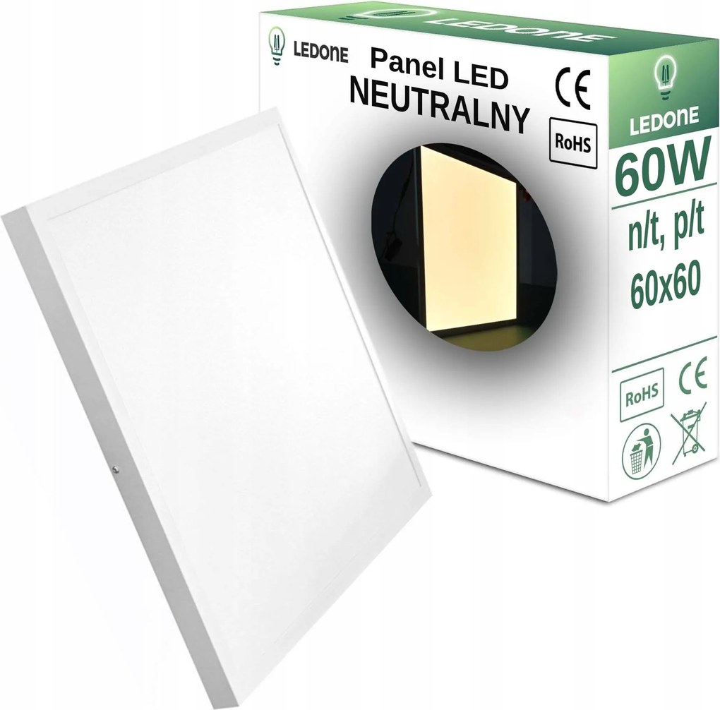 Led panel 60W 60x60 60W svítidlo 2v1 na omítku