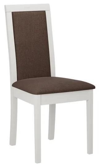 Čalouněná jídelní židle Heven IV, Barva dřeva: bílá, Potah: Soro 28