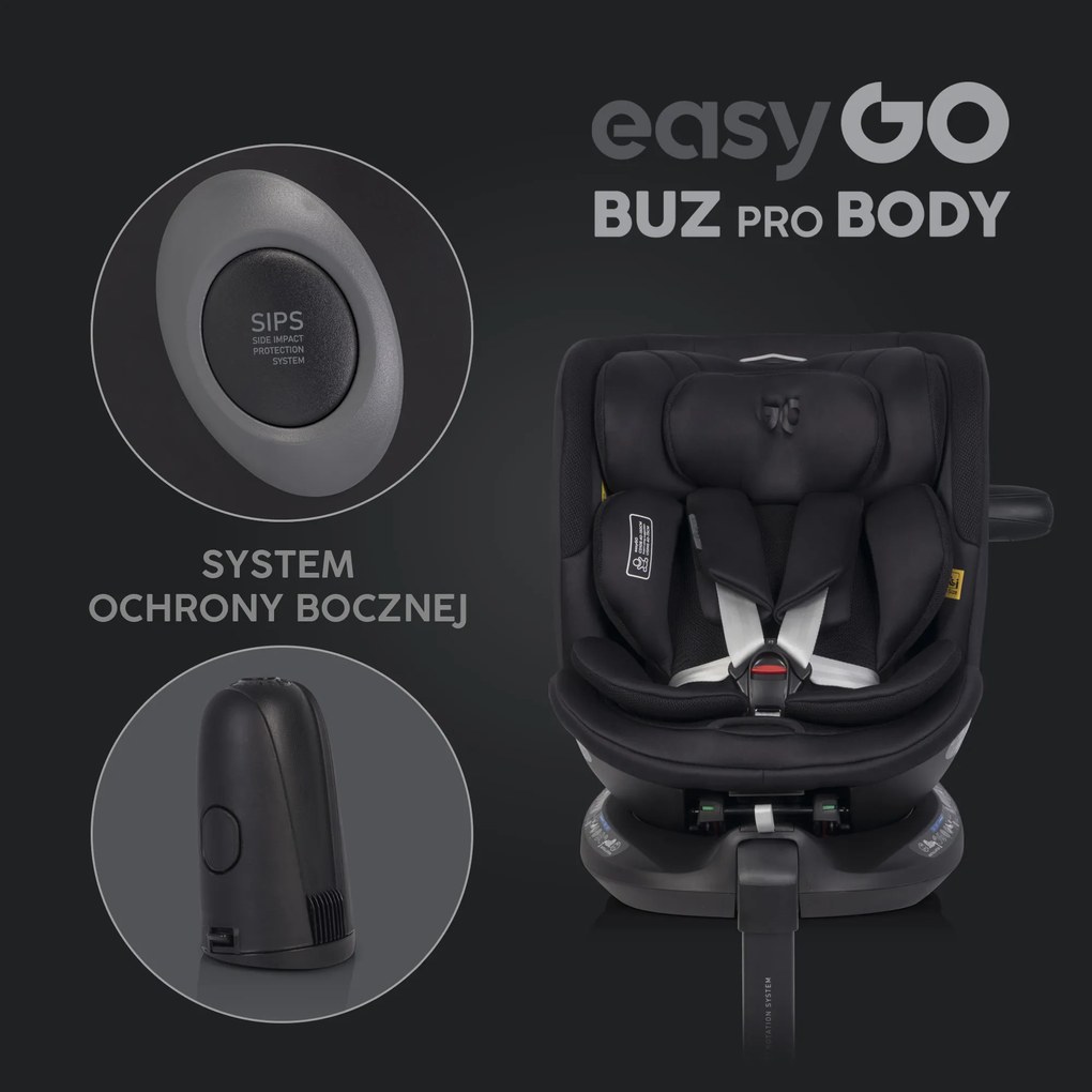 Sada autosedaček 2v1 EasyGo Buz Pro a Buz Pro Body Ink