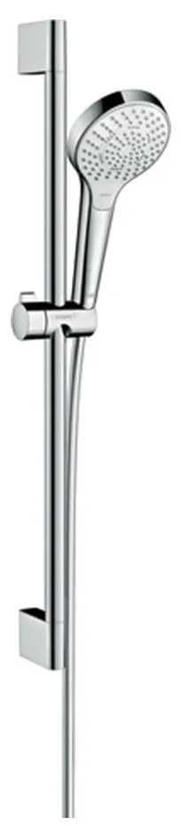 Hansgrohe Croma Select S - Sprchová sada Multi EcoSmart 9 l / min se sprchovou tyčí 65 cm, bílá / chrom 26561400