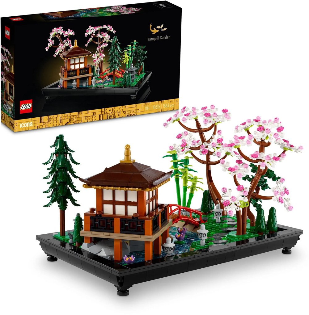Lego stavebnice lego icons 10315 tichá zahrada