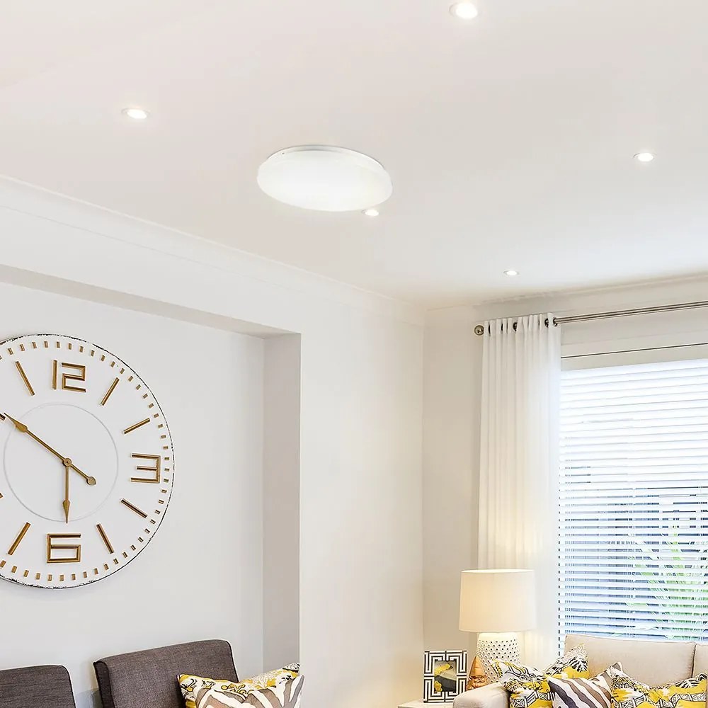 LED Solution Bílé LED stropní svítidlo kulaté 260mm 12W CCT 217603